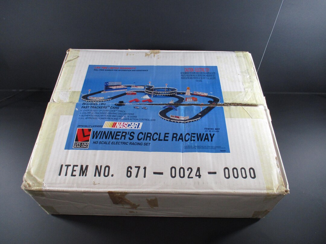 Rare Original Life Like Racing Winners Circle Raceway NASCAR Never ...