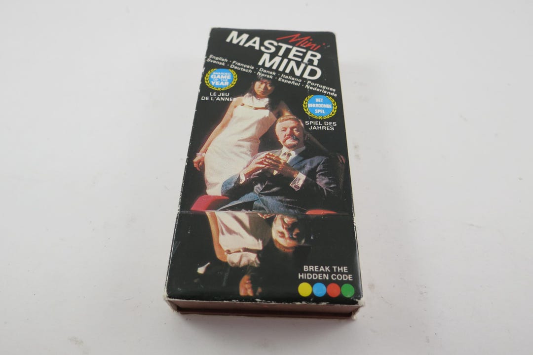 Vintage 1972 Board Game Mini Master Mind Travel Edition Complete ...