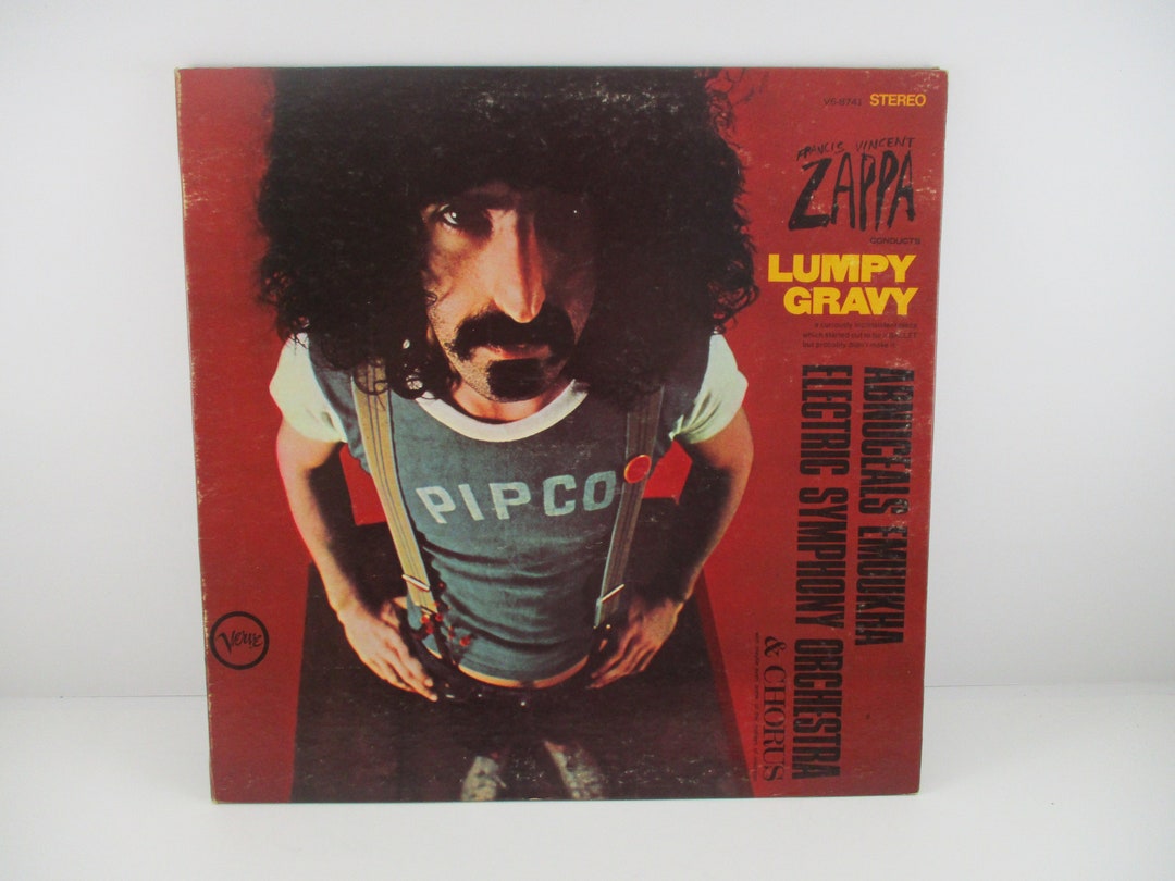 Vintage 1968 Vinyl LP Record Francis Vincent Zappa Conducts Lumpy Gravy ...