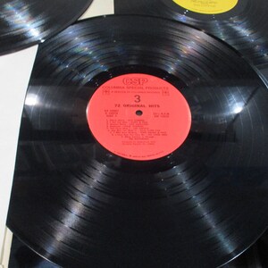 Vintage 1972 Vinyl LP Record Set 72 Top Original Hits Four Record Set ...