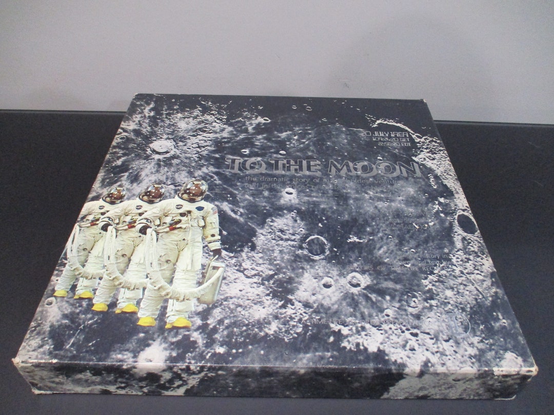 Vintage 1969 Vinyl LP Box Set to the Moon Michael Kapp Six Record Set ...