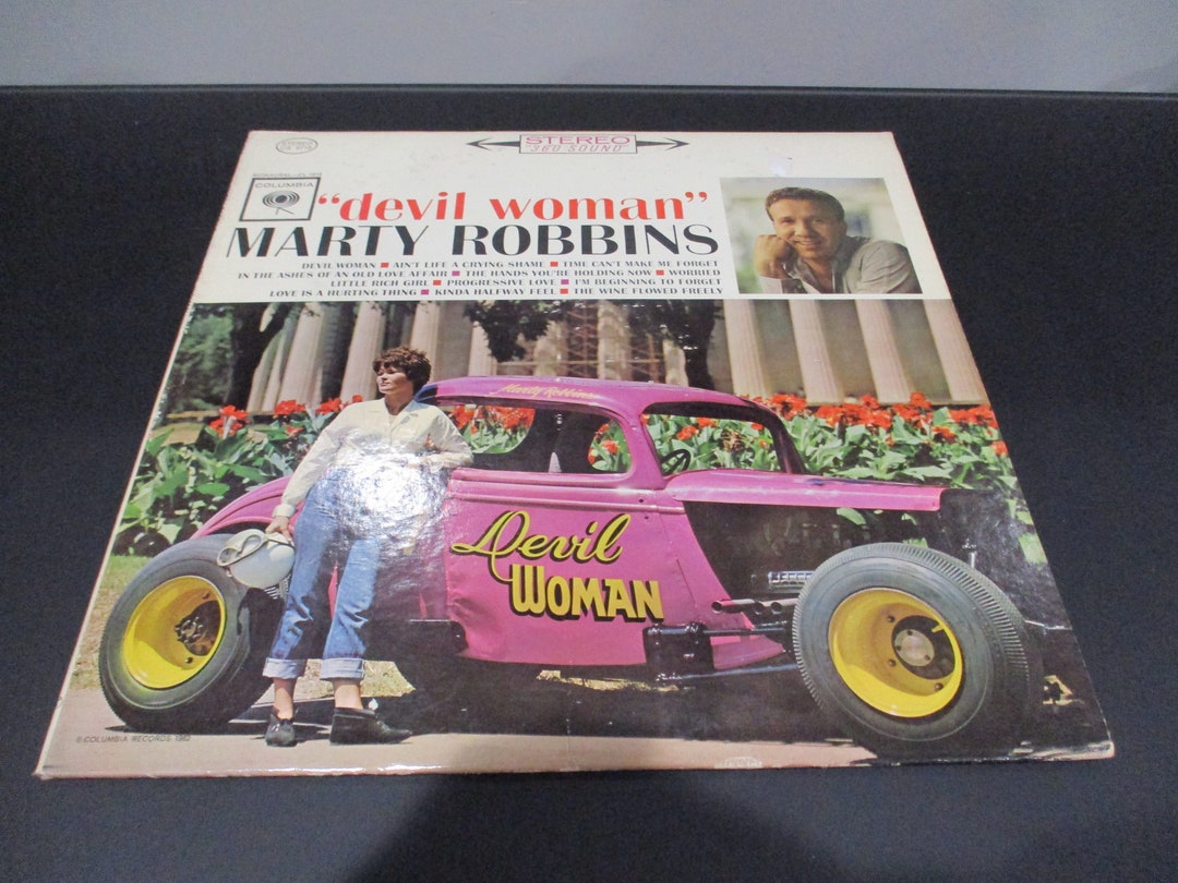 Vintage 1965 Vinyl LP Record Devil Woman Marty Robbins Excellent ...
