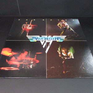 Vintage 1979 Vinyl LP Record Van Halen Self Titled Debut Album ...