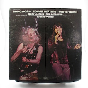 Vintage 1972 Vinyl LP Record Roadwork Edgar Winter's White Trash ...