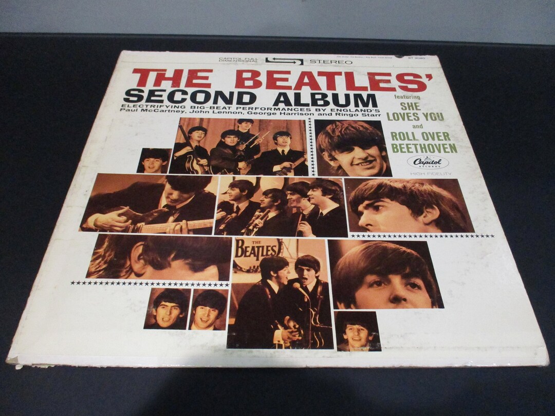 Vintage 1964 Beatles Second Album LP - Stereo Pressing - Etsy