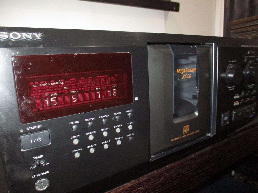 Vintage Sony CDP-CX355 Mega CD Changer Mini Jukebox Excellent Condition ...