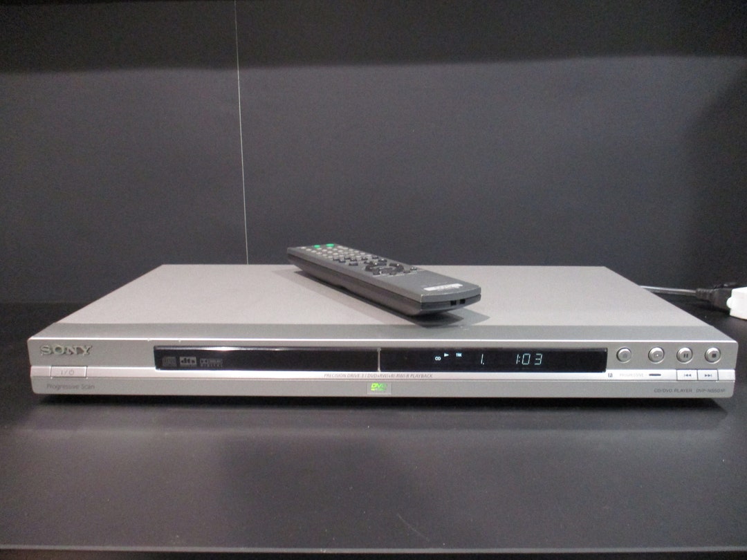 Sony DVP-NS501P DVD/CD Player Silver Slimline Model With Remote Works ...