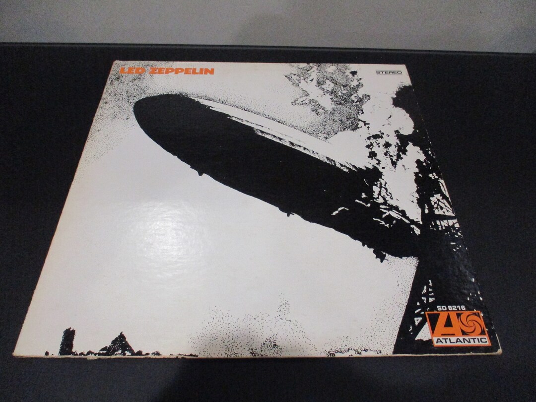 Vintage 1969 LP Vinyl Record Led Zeppelin Self Titled Excellent ...