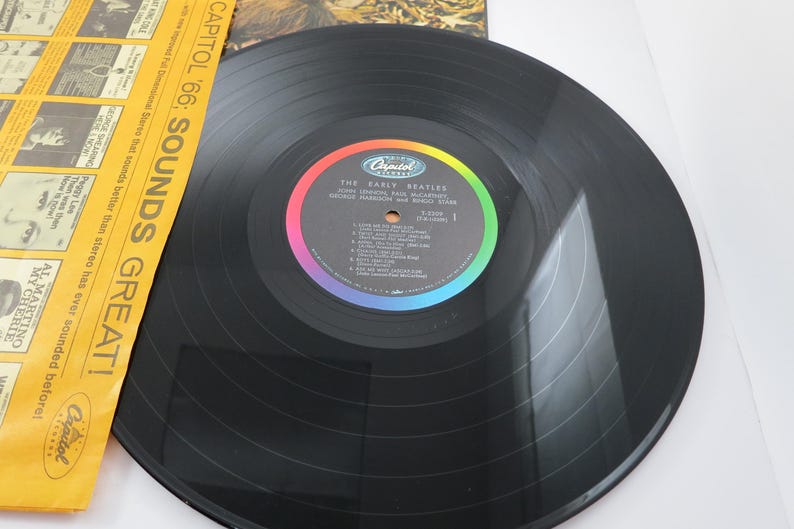 Vintage 1965 the Early Beatles Vinyl LP Record - Mono Pressing - Etsy