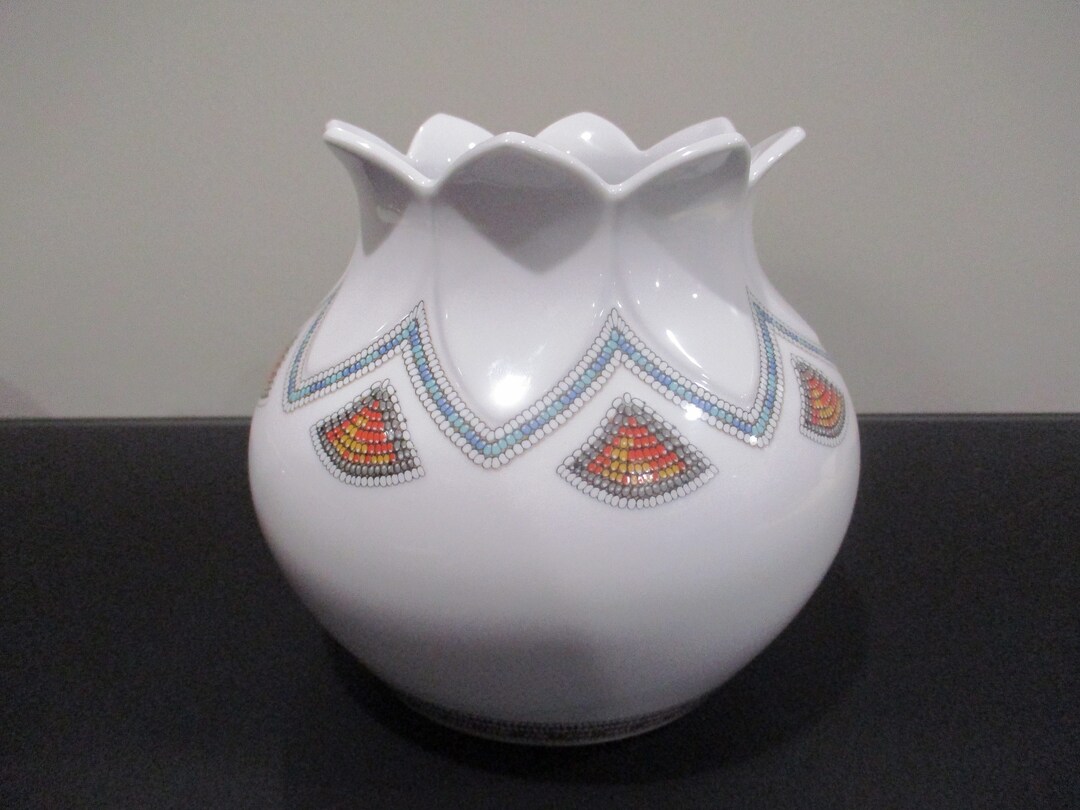 Vintage Porzellan Living Colours by Eschenbach, Germany Ball Vase ...