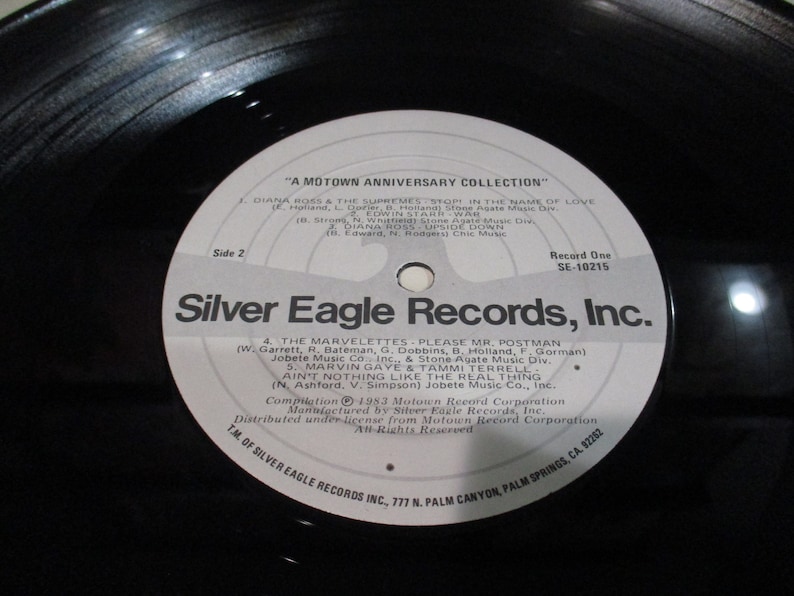 Vintage 1983 Motown Anniversary Vinyl Record LP Set - 50 No 1 Hits - Etsy