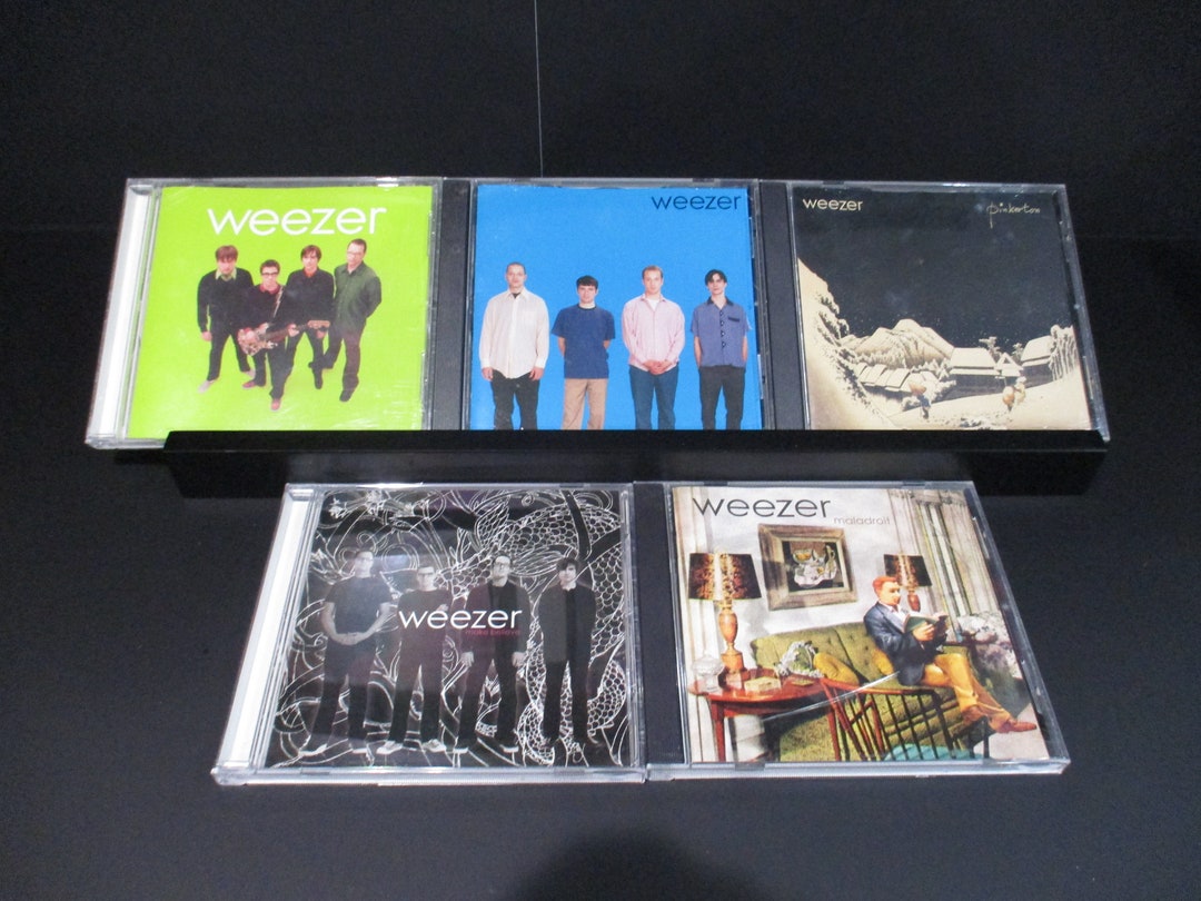 Vintage 2000's Weezer Cd's Self Titled Green Blue Album Pinkerton Make ...