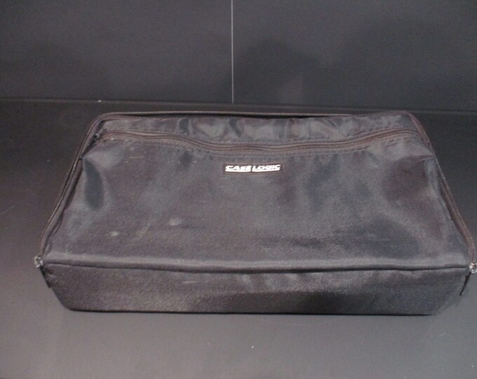 1980's/90's Case Logic Black Cassette Tape Carrying Case Holds 30 ...