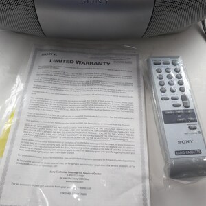 Vintage Sony CFD-S350 CD Radio Cassette Corder Stereo Home or Portable Stereo Boombox Works ...