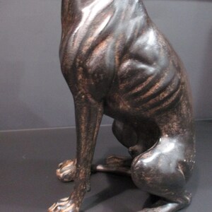 Stunning Detailed Resin Greyhound Figure Sculpture 12 Inches Tall Free ...