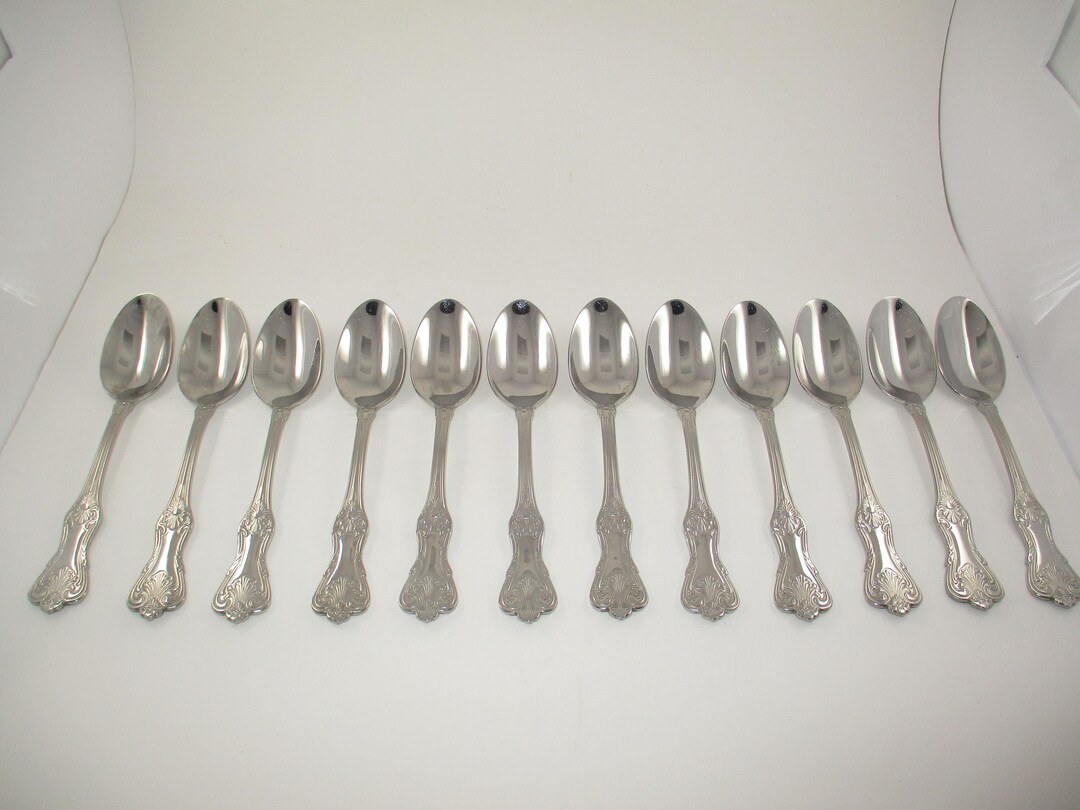 Set of 12 Vintage Wallace Silver Hotel Lux Pattern 7 1/2 Inch ...