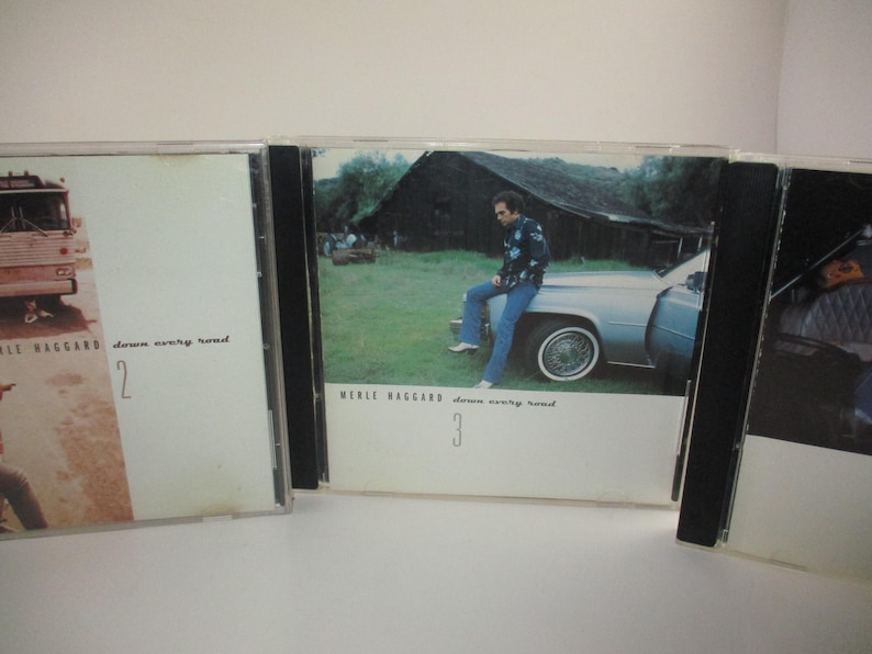 Vintage Merle Haggard CD Set: Down Every Road 1962-1994 - Etsy