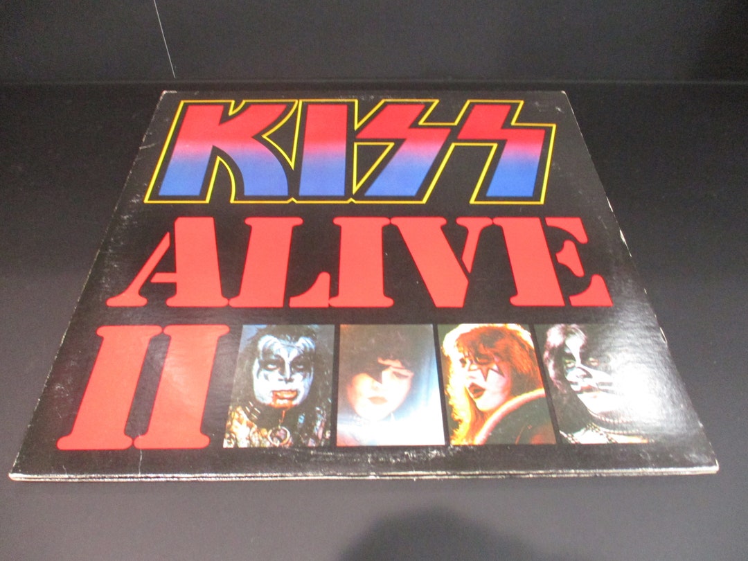 Vintage 1977 Vinyl LP Record Kiss Alive II Two Record Set Excellent ...