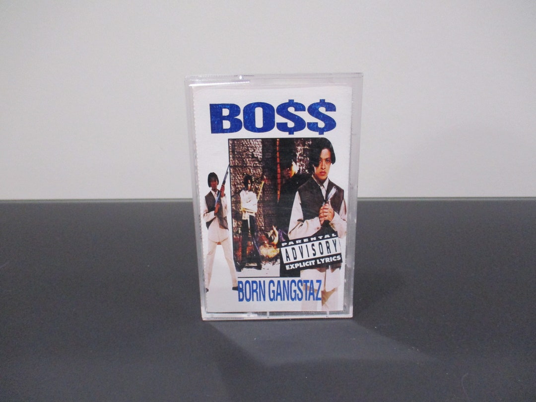 Vintage 1993 Hip Hop Cassette Tape Born Gangstaz Boss - Etsy