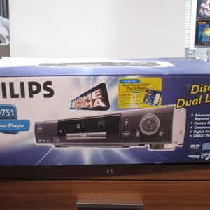 Vintage 2002 Philips DVD-751 Dvd/cd Player Works Perfect With Remote in Original Box - Etsy