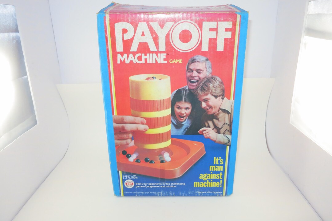 Vintage 1978 Ideal Game Payoff Machine 100% Complete in Original Box - Etsy