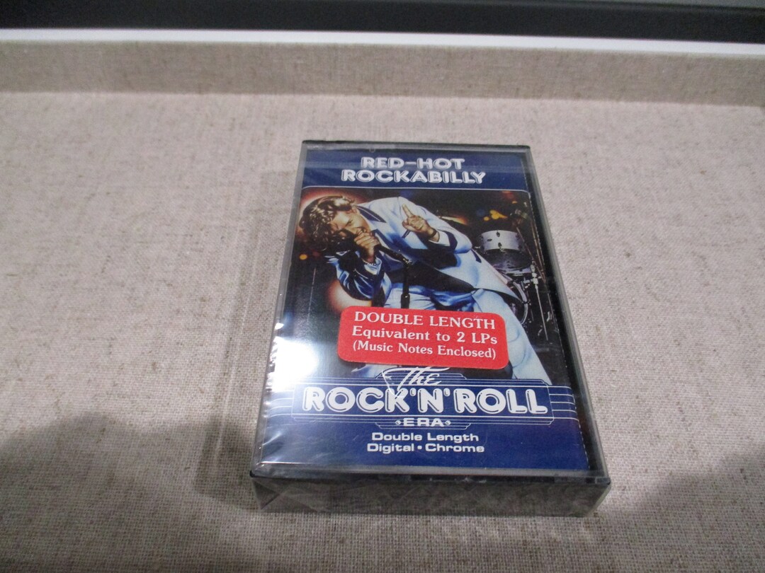 Vintage 1989 Cassette Tape Red Hot Rockabilly the Rock N Roll Era Mint ...