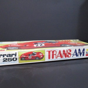 Vintage Lindberg 1/32 Scale Snap Fit Ferrari 250 Trans Am Series Model ...