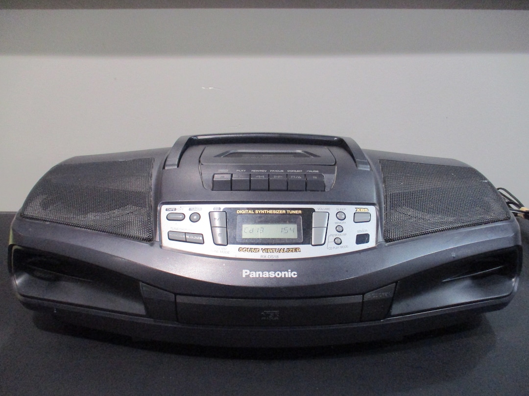 Vintage Panasonic RX-DS18 Portable Stereo System Super Bass Works ...