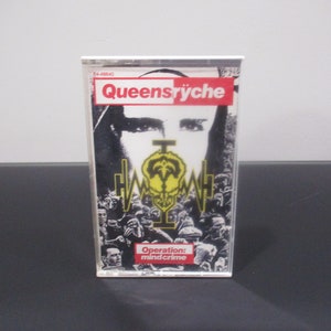 Vintage 1980's Queensryche Cassette Tapes Excellent Condition Empire Rage for Order the Warning ...