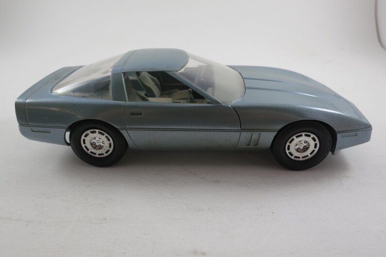 Vintage 1985 GM C4 Corvette Model, Rare Metallic Gray Green (6 3/4 ...
