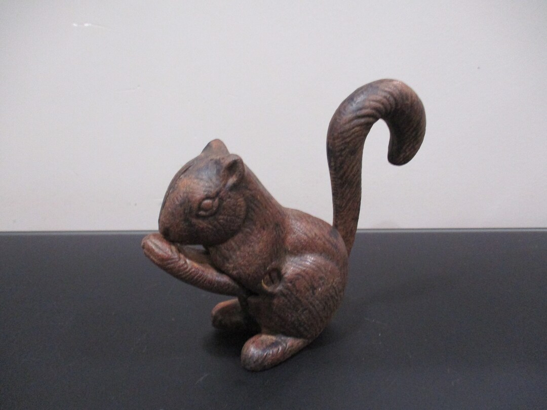 Vintage Adorable Cast Iron Heavy Squirrel Nutcracker Still Works Excellent Original Condition - Etsy
