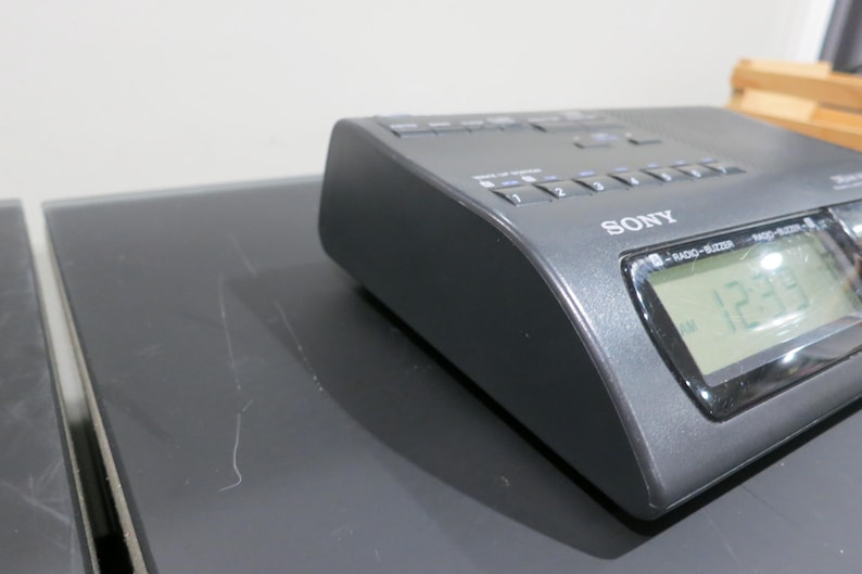 1990s Sony Dream Machine Clock Radio: Retro Digital Alarm Model ICF ...