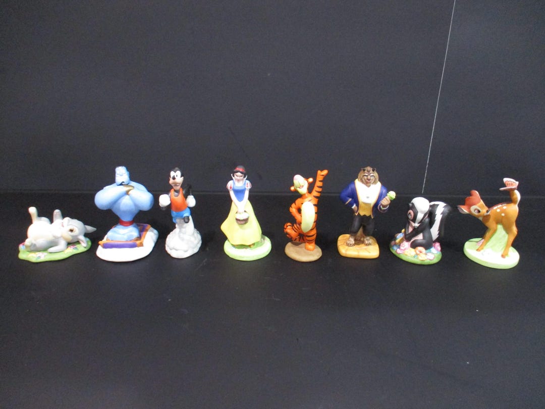 Set of 8 Vintage Disney Ceramics Grolier Character Figures Thumper ...