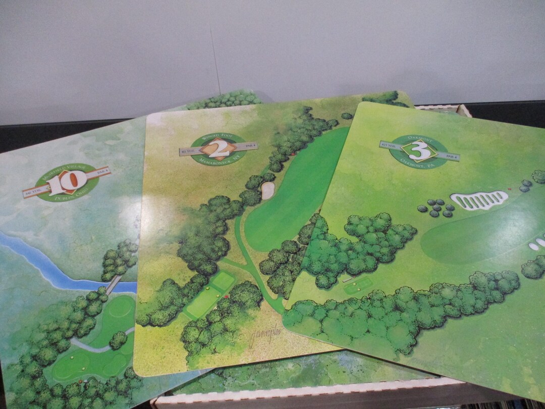Vintage 1985 Board Game Ultimate Golf Game 100% Complete Excellent ...