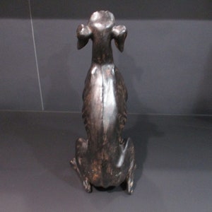 Stunning Detailed Resin Greyhound Figure Sculpture 12 Inches Tall Free ...