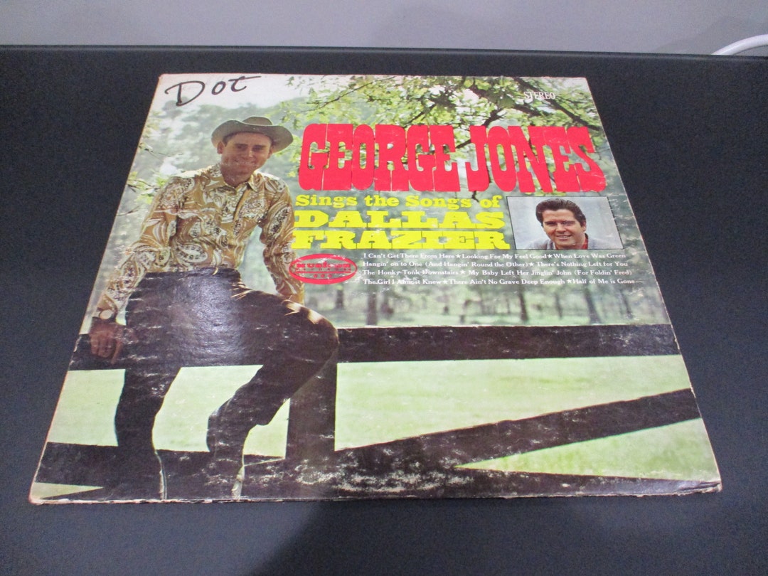 Vintage 1968 Vinyl LP Record George Jones Sings the Songs of Dallas Frazier Very Good Condition ...