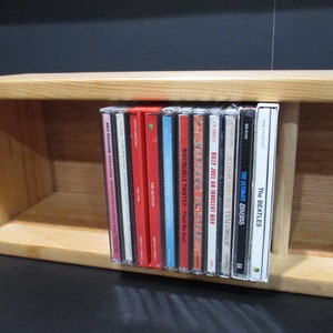 Vintage 1992 Deluxe Napa Valley Wooden CD Crate Holder up to 44 Discs ...
