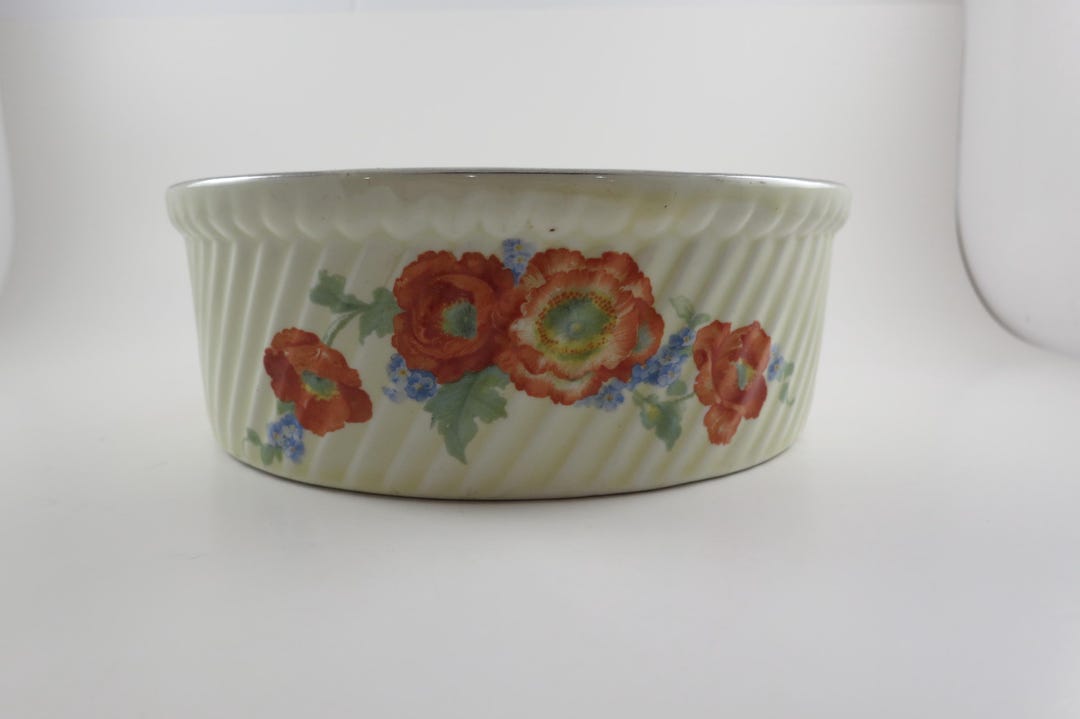 Vintage Hall Orange Poppy Casserole Dish - Superior Quality Kitchenware ...