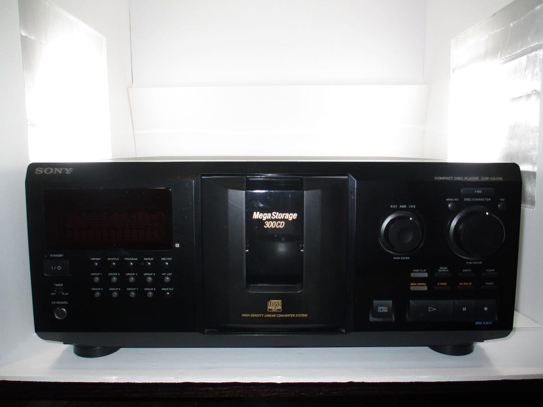 Vintage Sony CDP-CX355 Mega CD Changer Mini Jukebox Excellent Condition ...