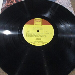 Vintage 1972 Vinyl LP Record Stevie Wonder Talking Book Excellent ...