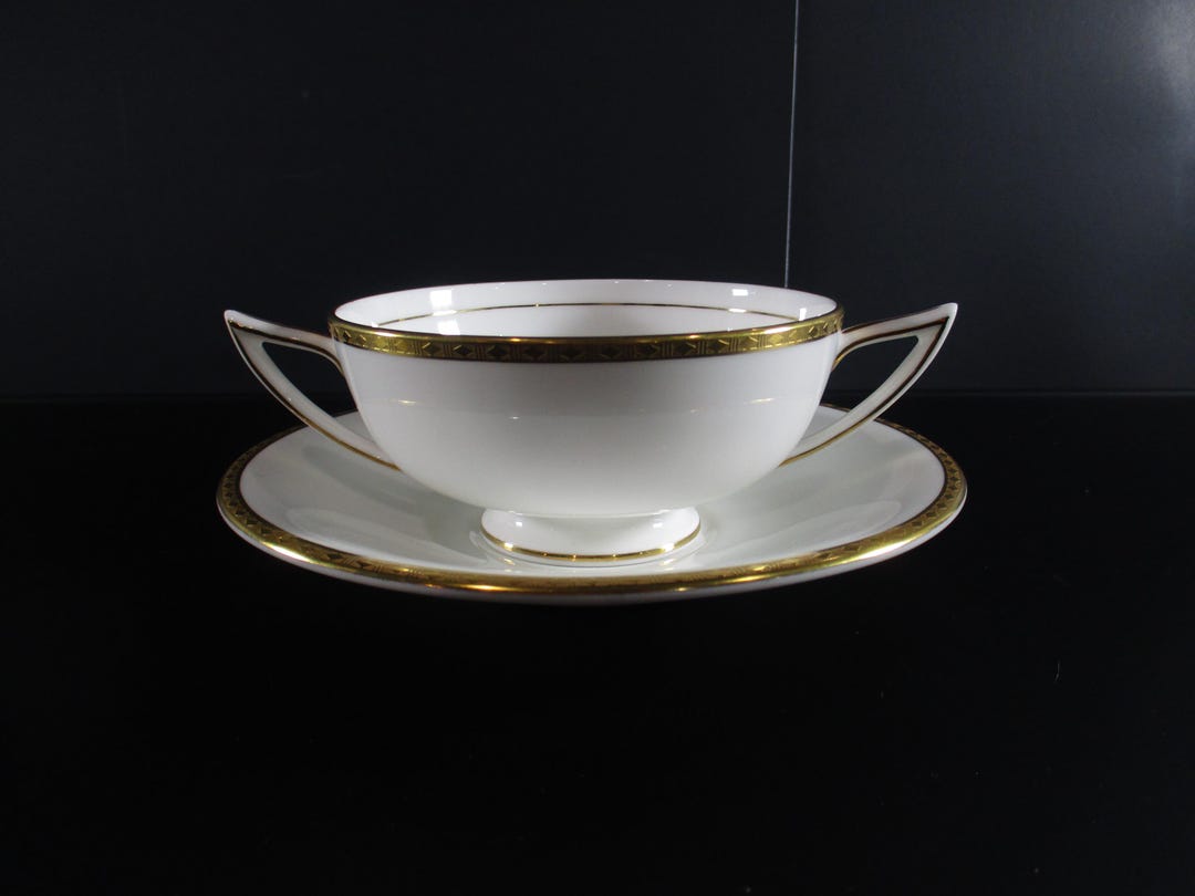 Vintage Minton Fine Bone China Golden Heritage Pattern H-5183 Double ...