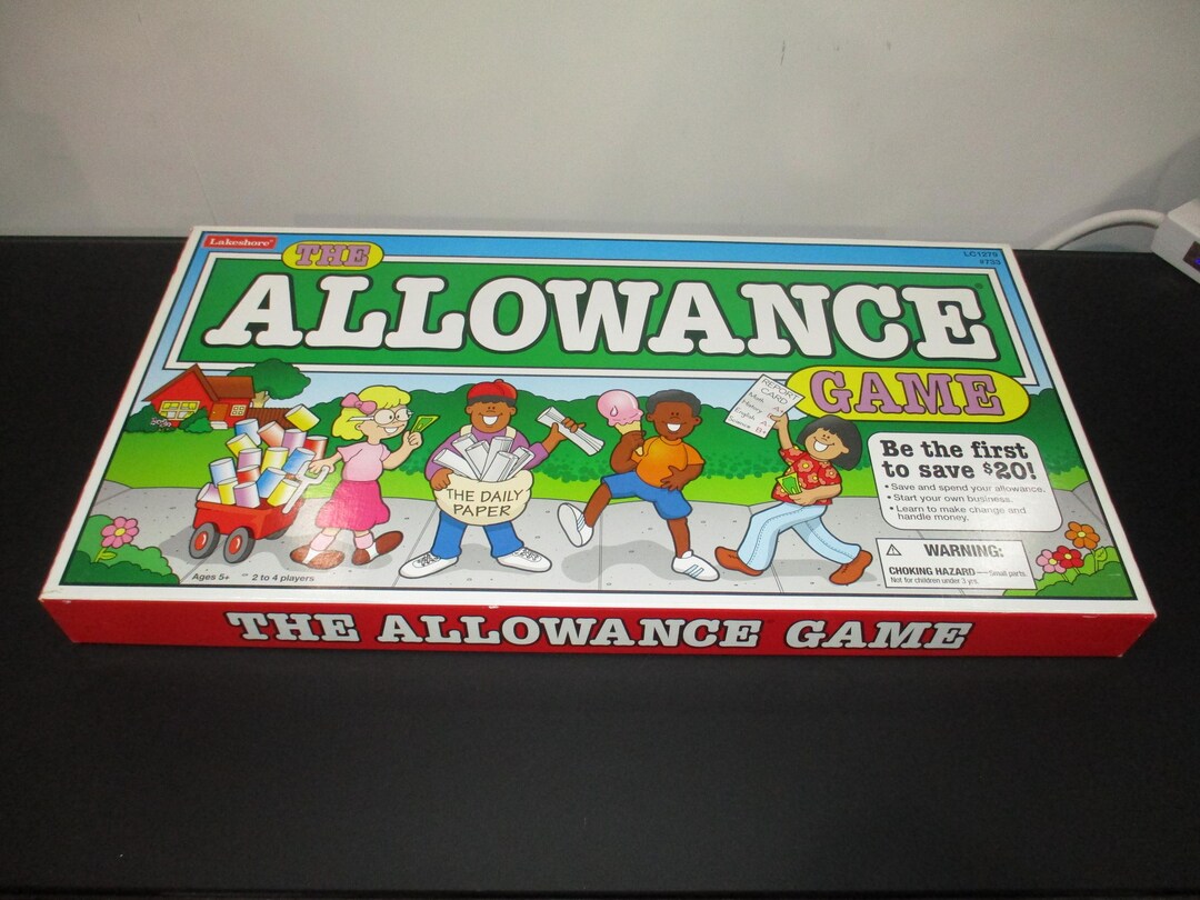 Vintage Board Game Lakeshore Games the Allowance Game 100 Percent ...