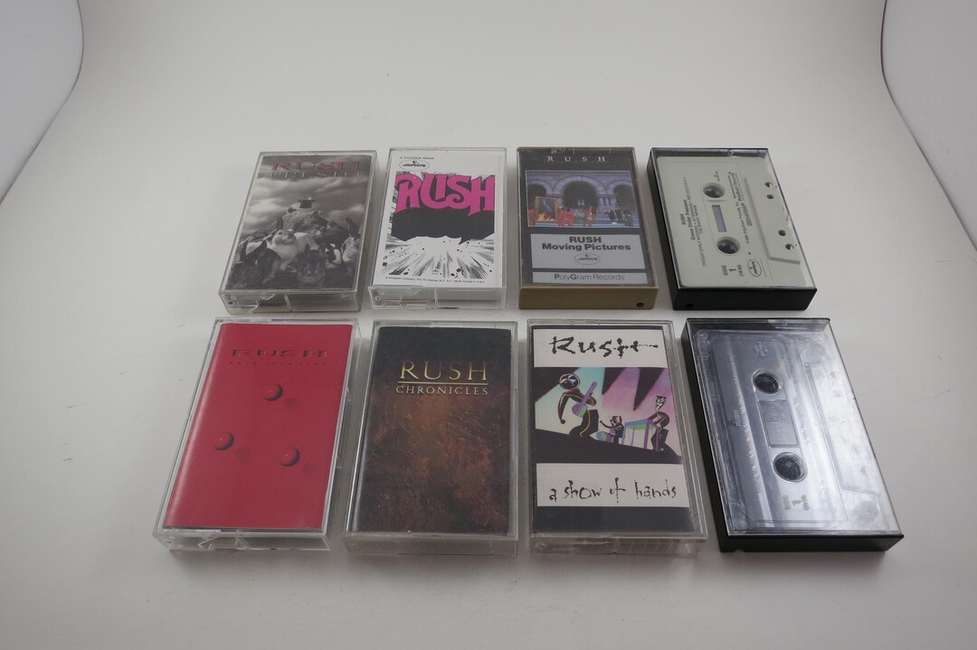 Vintage 1980's Rush Cassette Tapes Excellent Condition Moving Pictures ...