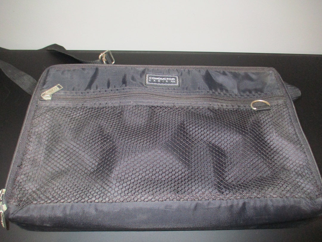 1980's/90's Conductor Series Black Cassette Tape Carrying Case Holds 30 ...