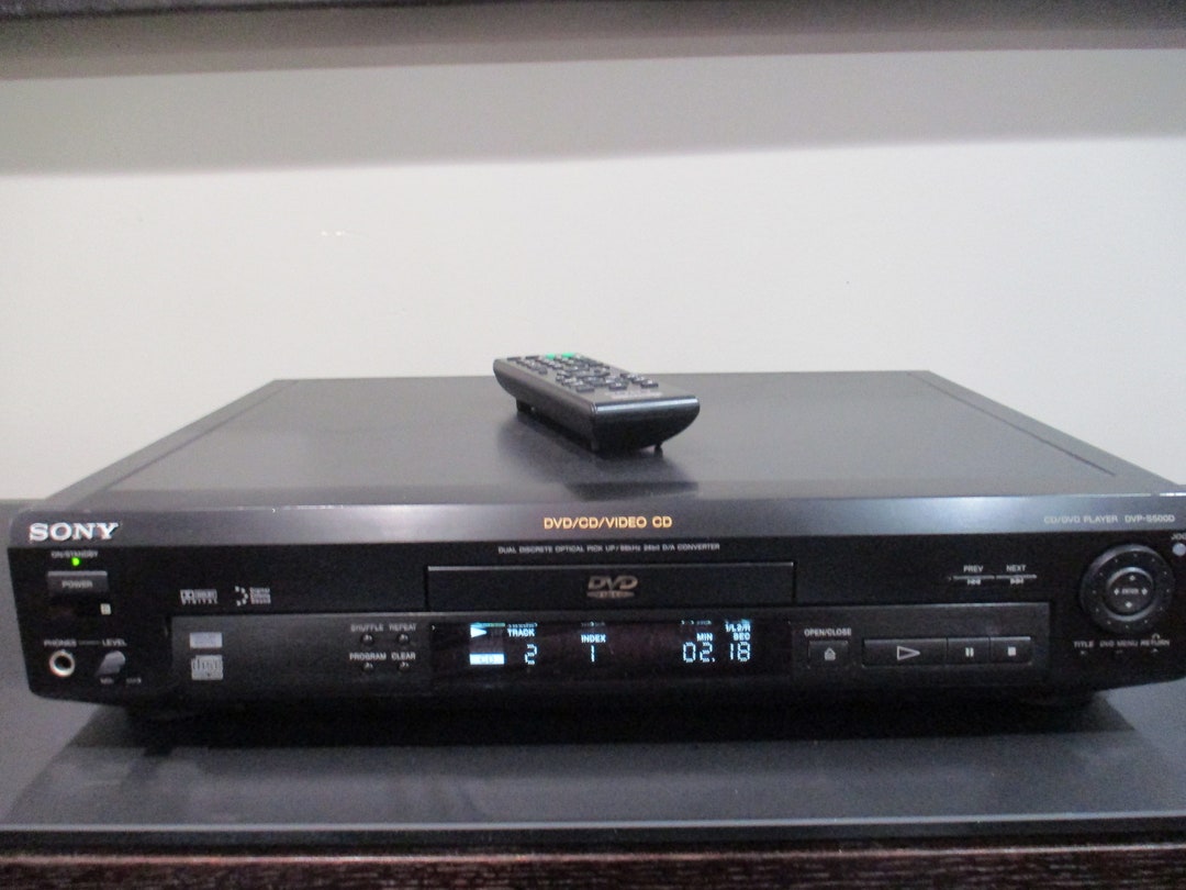 Sony DVP-S500D DVD/CD Player Works Great With Remote Free Shipping - Etsy