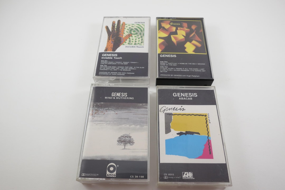 Vintage Genesis Cassette Tape: 1980s Rock Music - Sold Individually - Etsy