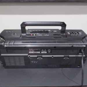 Vintage Sharp WQ-T238 Stereo Radio Cassette Recorder Twin Cam Rare Unit Works Perfectly Boom Box ...