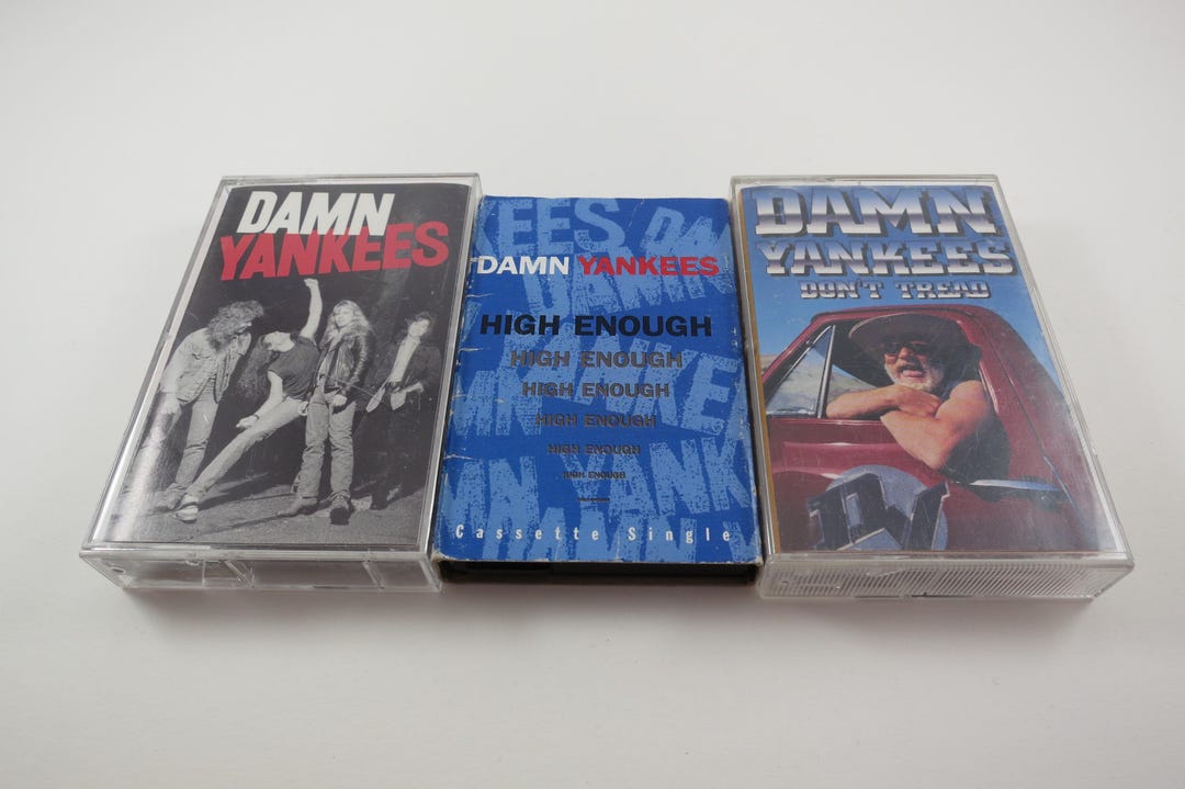 Vintage Damn Yankees Cassette Tape - 1990s Rock Music - Etsy