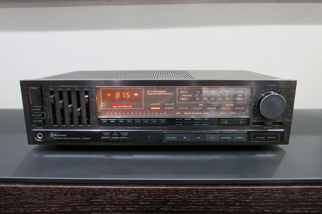 Vintage Sherwood S-2750CP Optimum Digital Stereo Receiver With Graphic ...