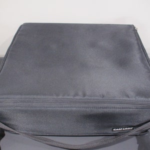 1980's Case Logic Black Cassette Tape Carrying Case Holds 120 Cassettes ...